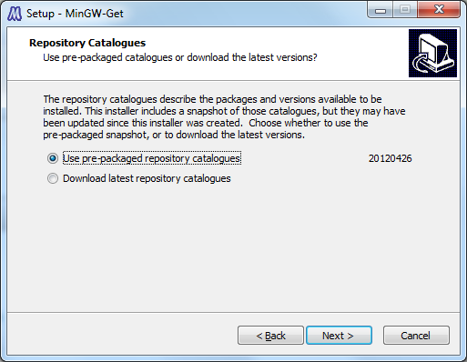 libtcod documentation | On Windows with Mingw